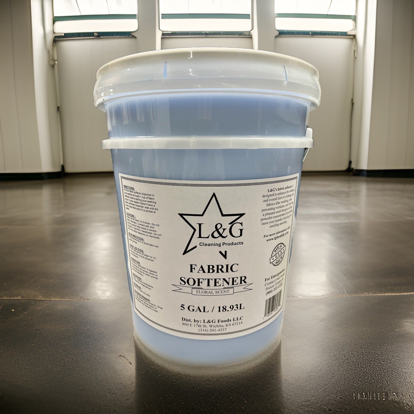L&G - Fabric Softener in 5 Gallon Bucket BULK | L&G Foods LLC