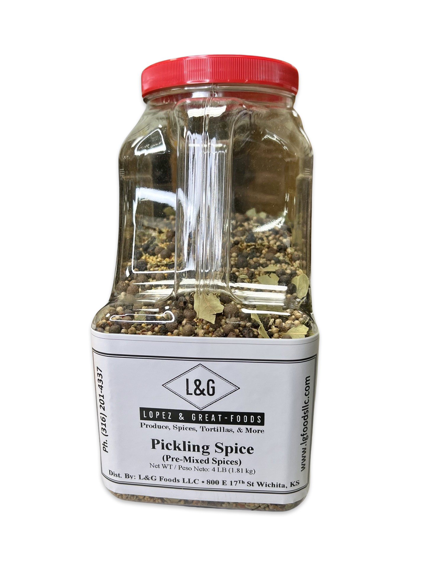 LG Pickling Spice 4lb | L&G Foods LLC