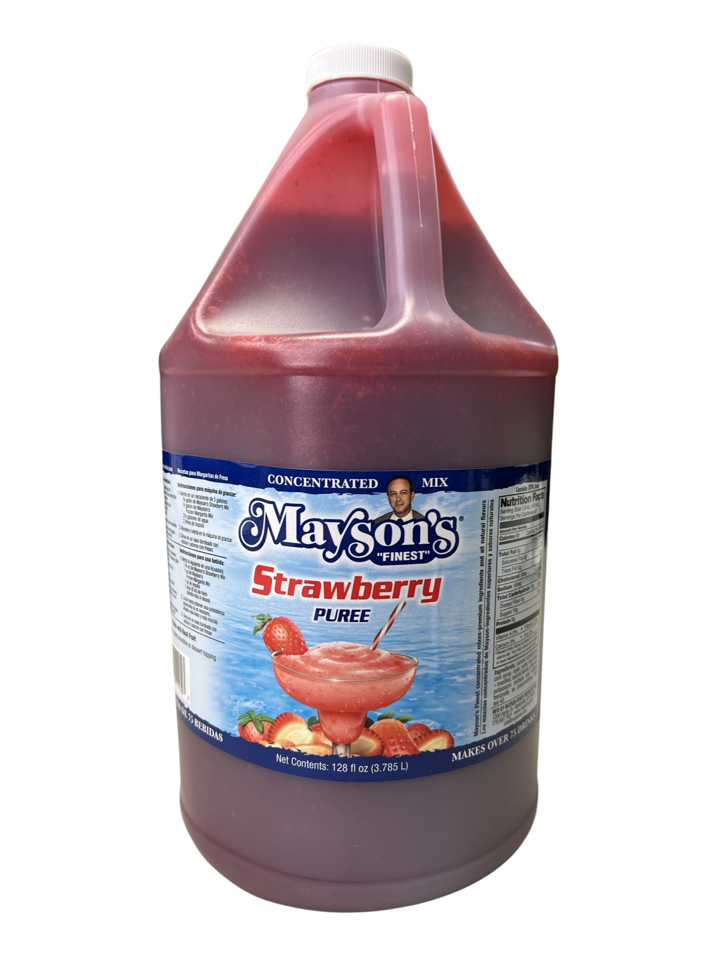 Mayson's - Strawberry Puree Mix 1 Gal | L&G Foods LLC