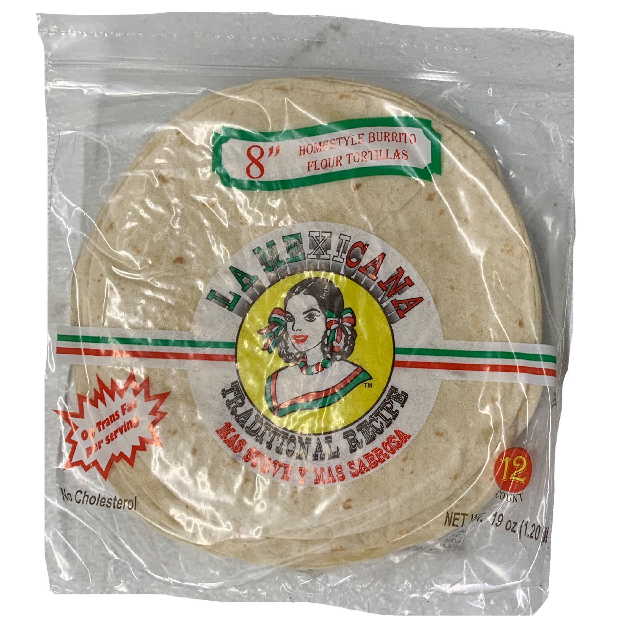 Tortilla Flour - La Mex 8", 1pk | L&G Foods LLC