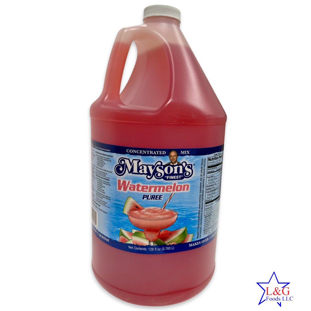 Mayson's - Watermelon Puree Mix 1 Gal | L&G Foods LLC