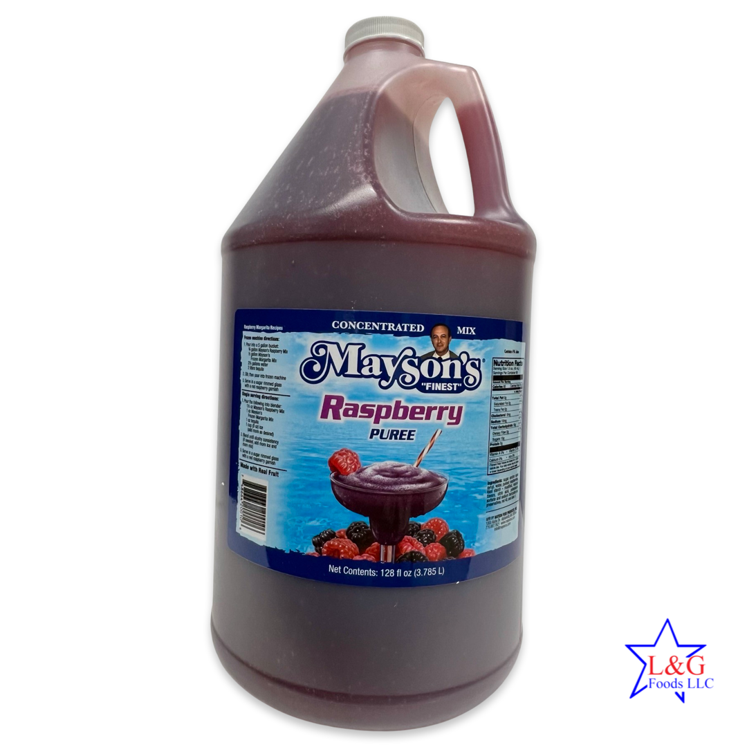 Mayson's - Raspberry Puree Mix 1 Gal | L&G Foods LLC